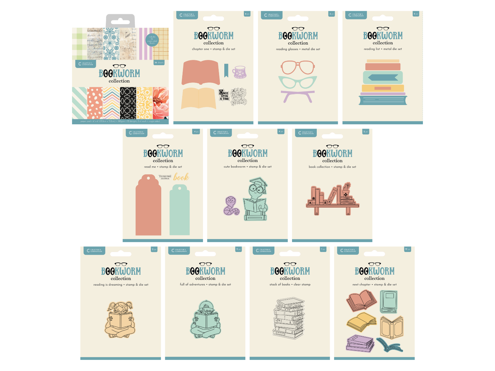 Crafter's Companion Bookworm Selection | Crafter's Companion US