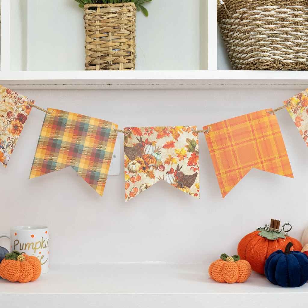 An easy fall bunting project for your home | Crafter's Companion US