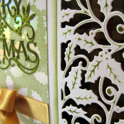 Tutorial: Using the Entwined Holly Die from my new Traditional Christm ...
