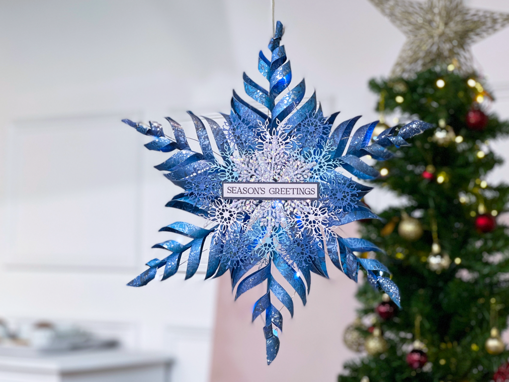 How to craft a Christmas snowflake | Crafter's Companion US