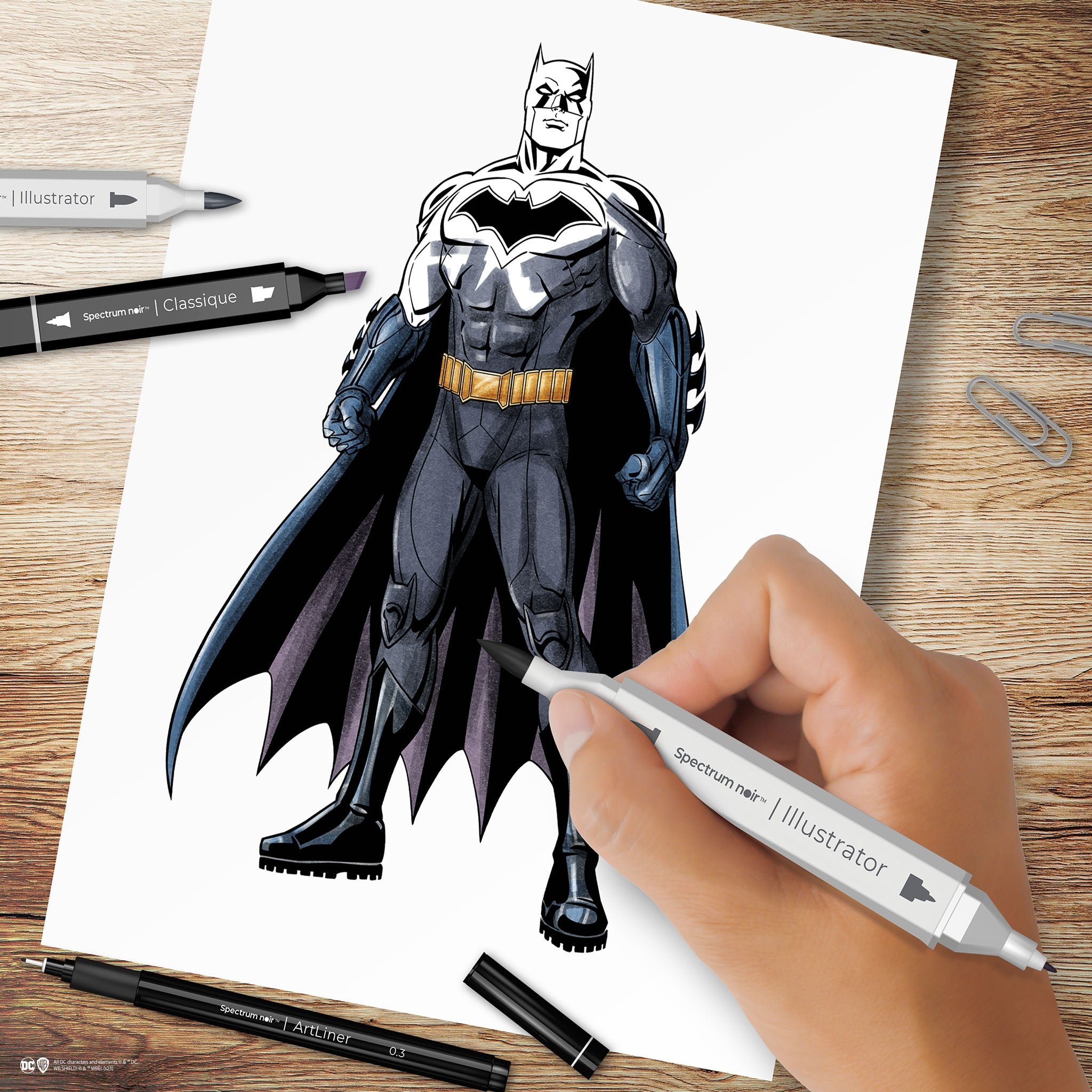 Batman Drawings With Color