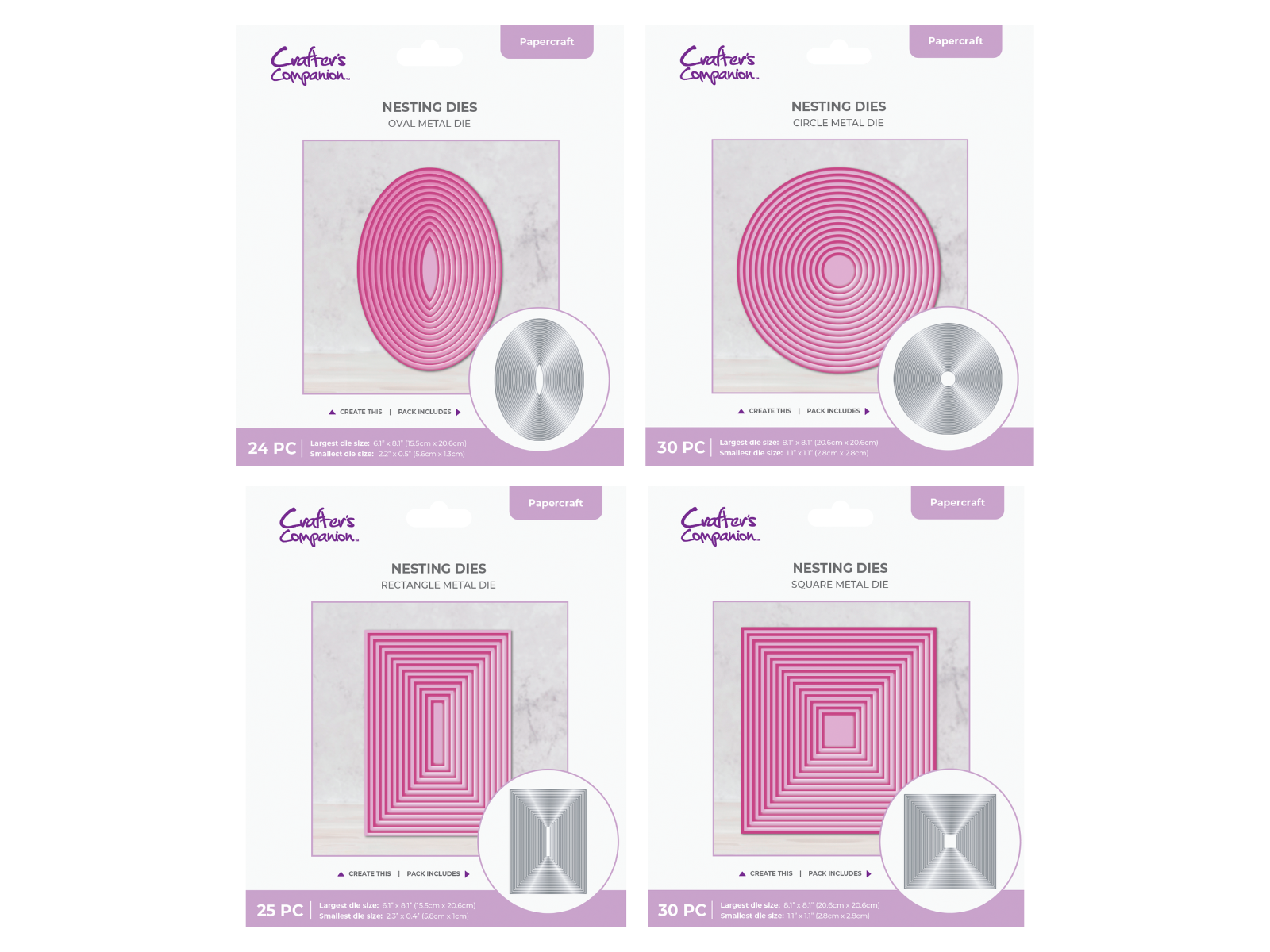 Crafter's Companion 8" Nesting Dies SHOWSTOPPER | Crafter's Companion US