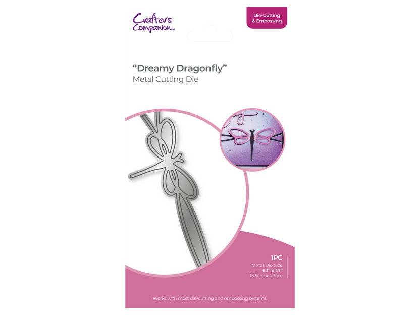 Crafters Companion - Die Cutting & Embossing - Dreamy Dragonfly ...