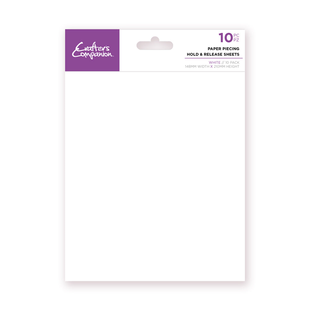 Crafter's Companion Paper Piecing Hold and Release Sheets - A5 (10PK ...