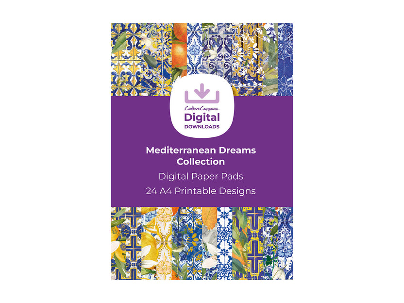 Mediterranean Dreams Collection - Digital Paper Pad | Crafter's ...