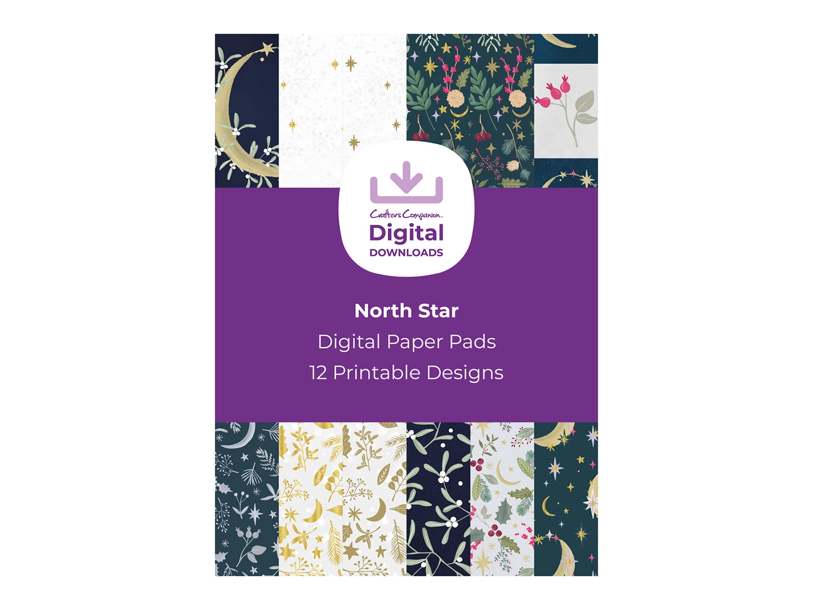 Violet Studios North Star - Digital Paper Pad | Crafter's Companion US