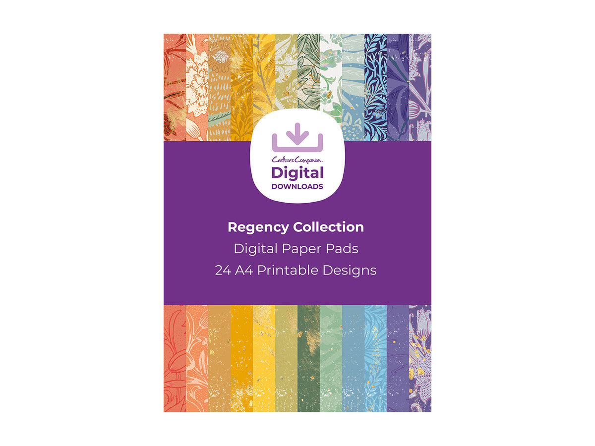 Regency Collection - Digital Paper Pad | Crafter's Companion US