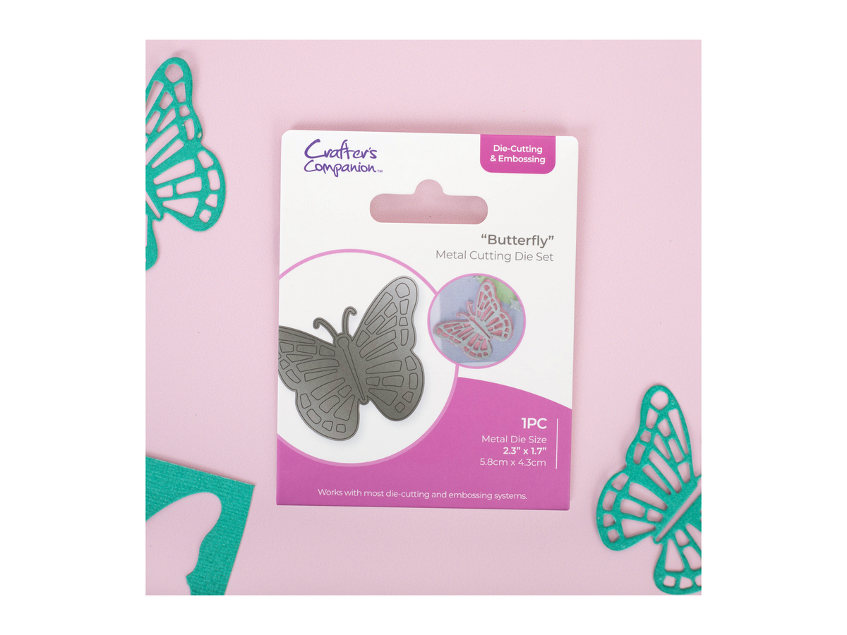 Crafters Companion - Die Cutting & Embossing - Butterfly | Crafter's ...