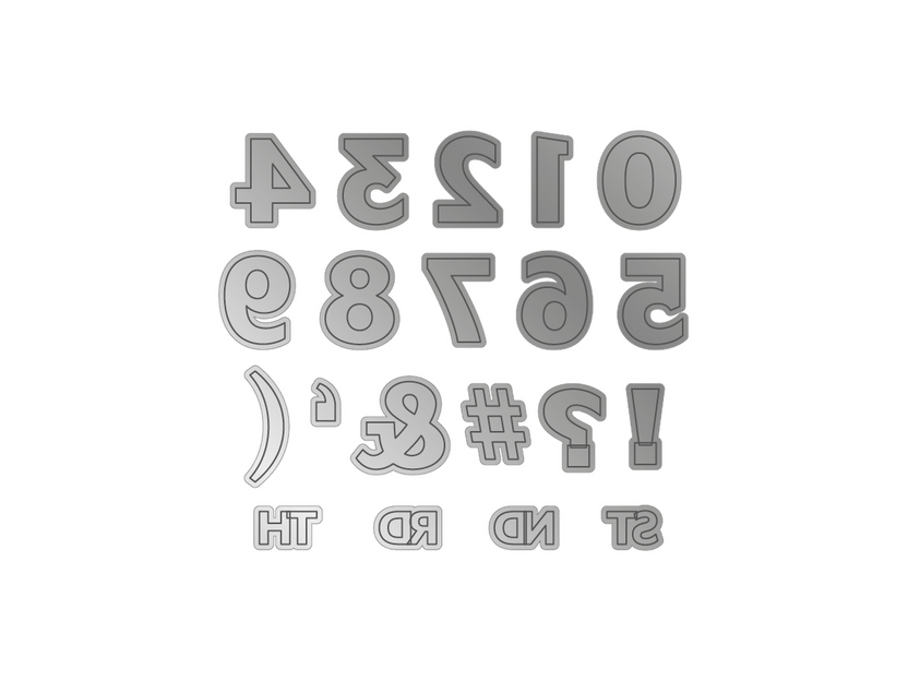 Crafters Companion - Die Cutting & Embossing - Numbers | Crafter's ...