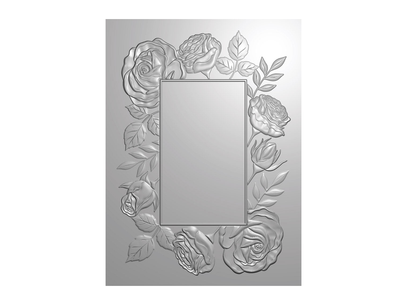 Gemini Embossed Frames Embossing Folder, Die & Stamp Set – Blooming Ro ...